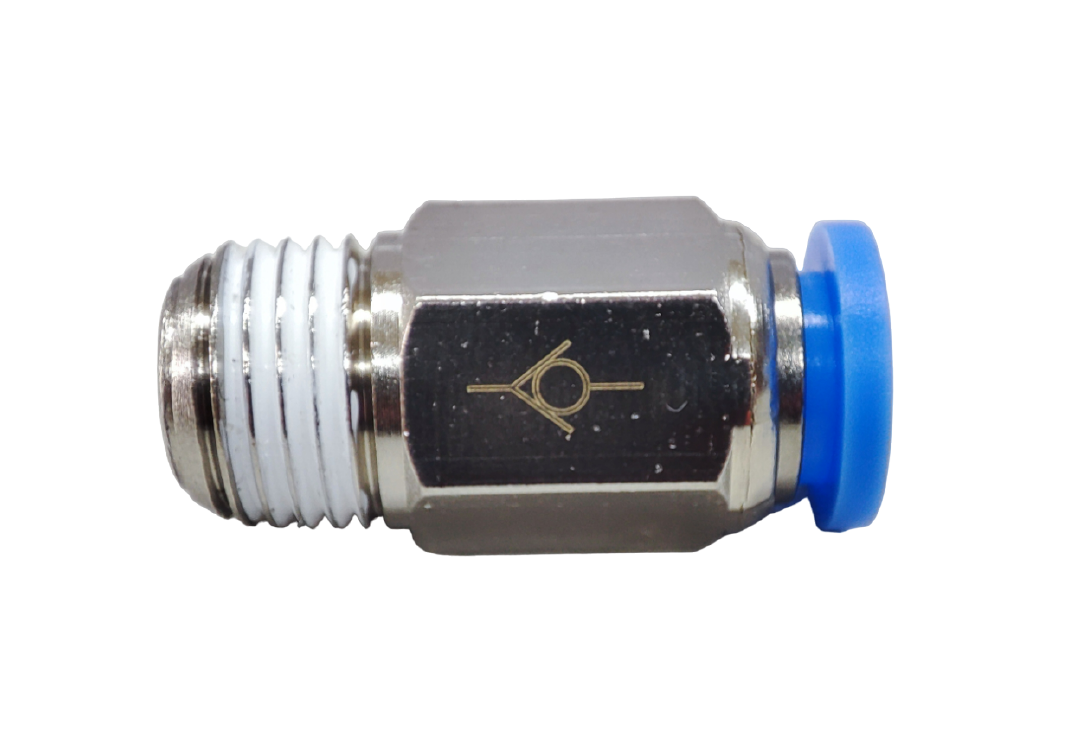 VPC Válvula Check Recto Macho